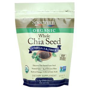 Spectrum Organic Whole Chia Seed 12 oz – iShop Nutrition EU