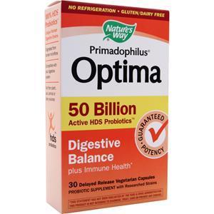 Nature's Way Primadophilus Optima 50 Billion - Digestive Balance 30 vc ...