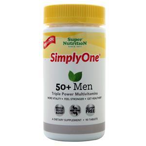 Super Nutrition Simply One 50+ Men - Triple Power Multivitamins 90 tab ...